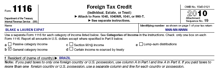 Foreign Tax Credit & IRS Form 1116 Explained - Greenback Expat Taxes
