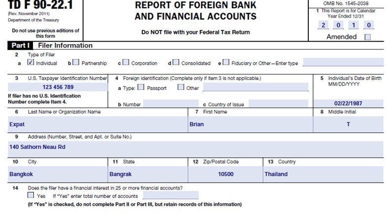 How to File the FBAR in Addition to Your US Expat Taxes