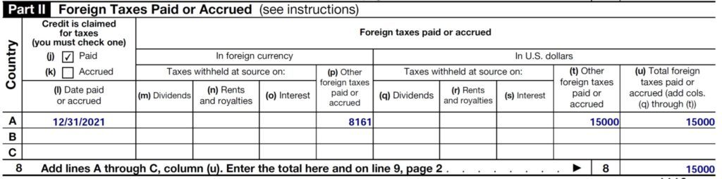 Form 1116: How to Claim the Foreign Tax Credit