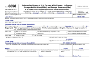 All About Form 8858 - Most Common Questions from Expats