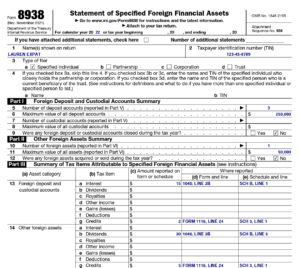 The Expat’s Guide to IRS Form 8938 and FATCA Reporting