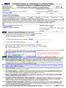Form 8621 for American Expatriates and Passive Foreign Investment Companies