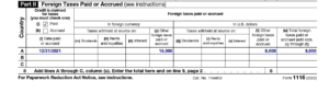Form 1116: How to Claim the Foreign Tax Credit