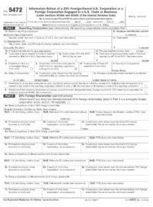 Form 5472: Instructions, Examples, and More