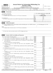 Partnership Withholding: All About US Tax Forms 8804 & 8805