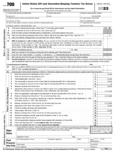 Form 709: Guide to US Gift Taxes for Expats