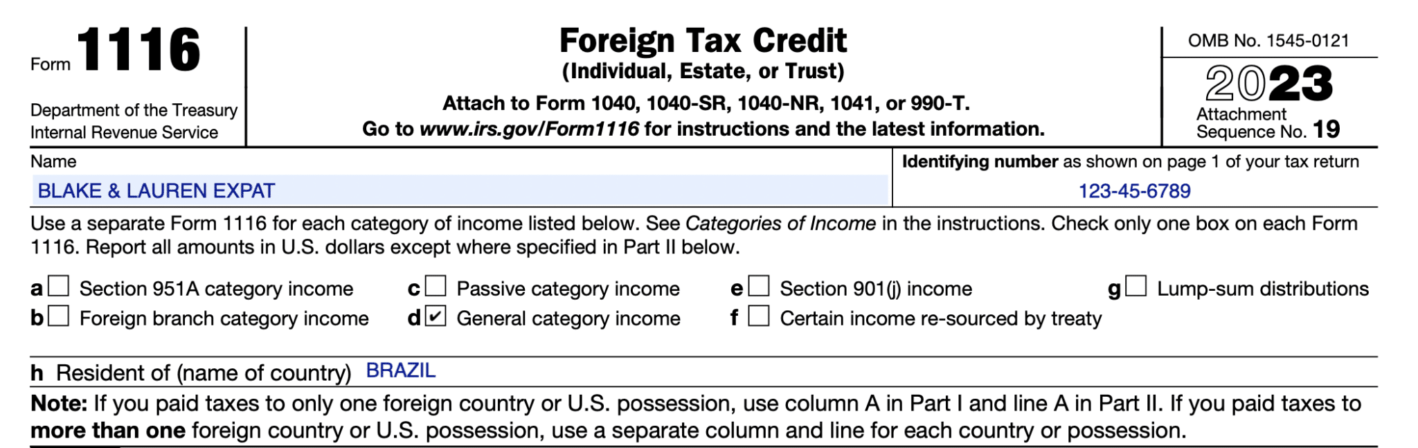 Form 1116: Claiming the Foreign Tax Credit
