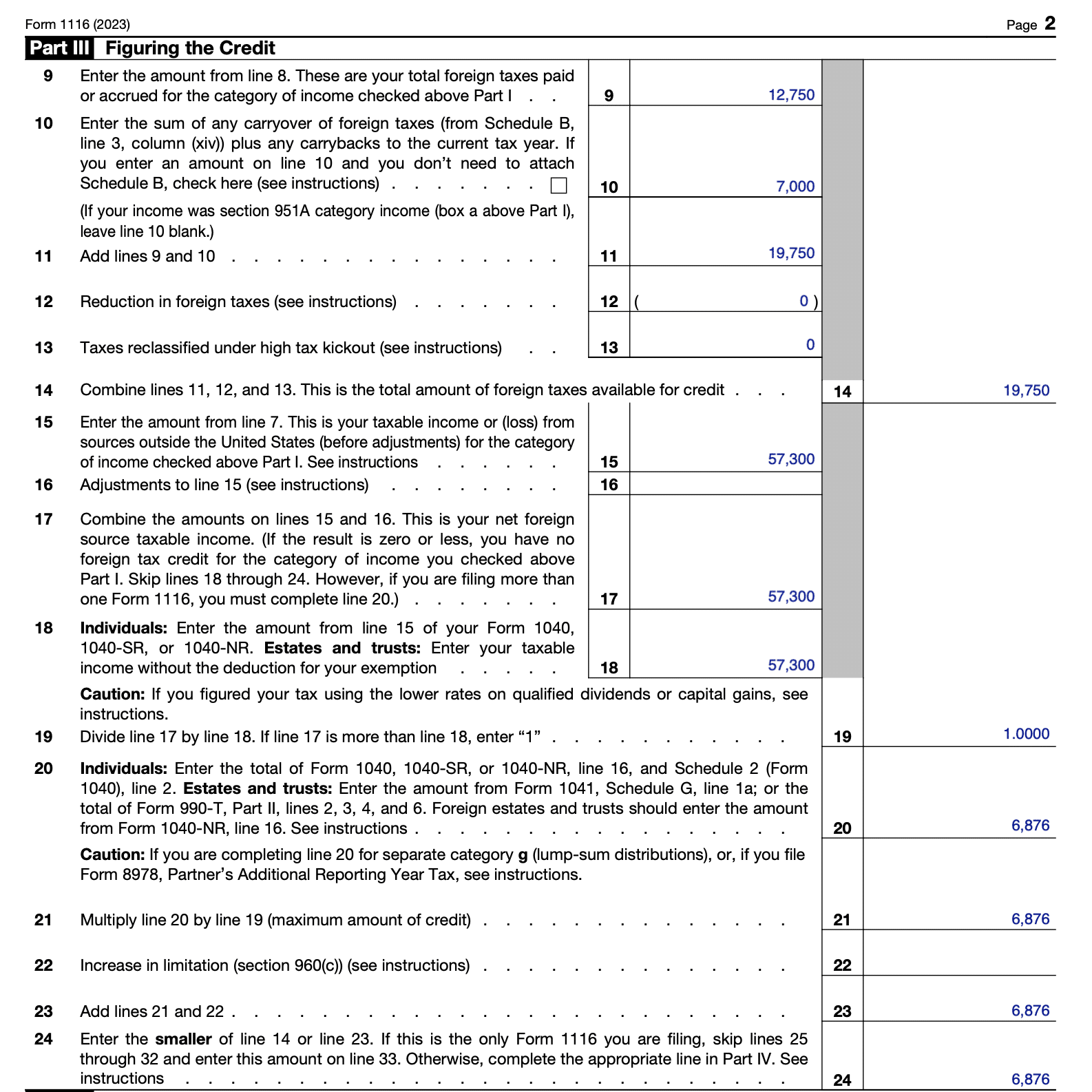 Form 1116: Claiming the Foreign Tax Credit