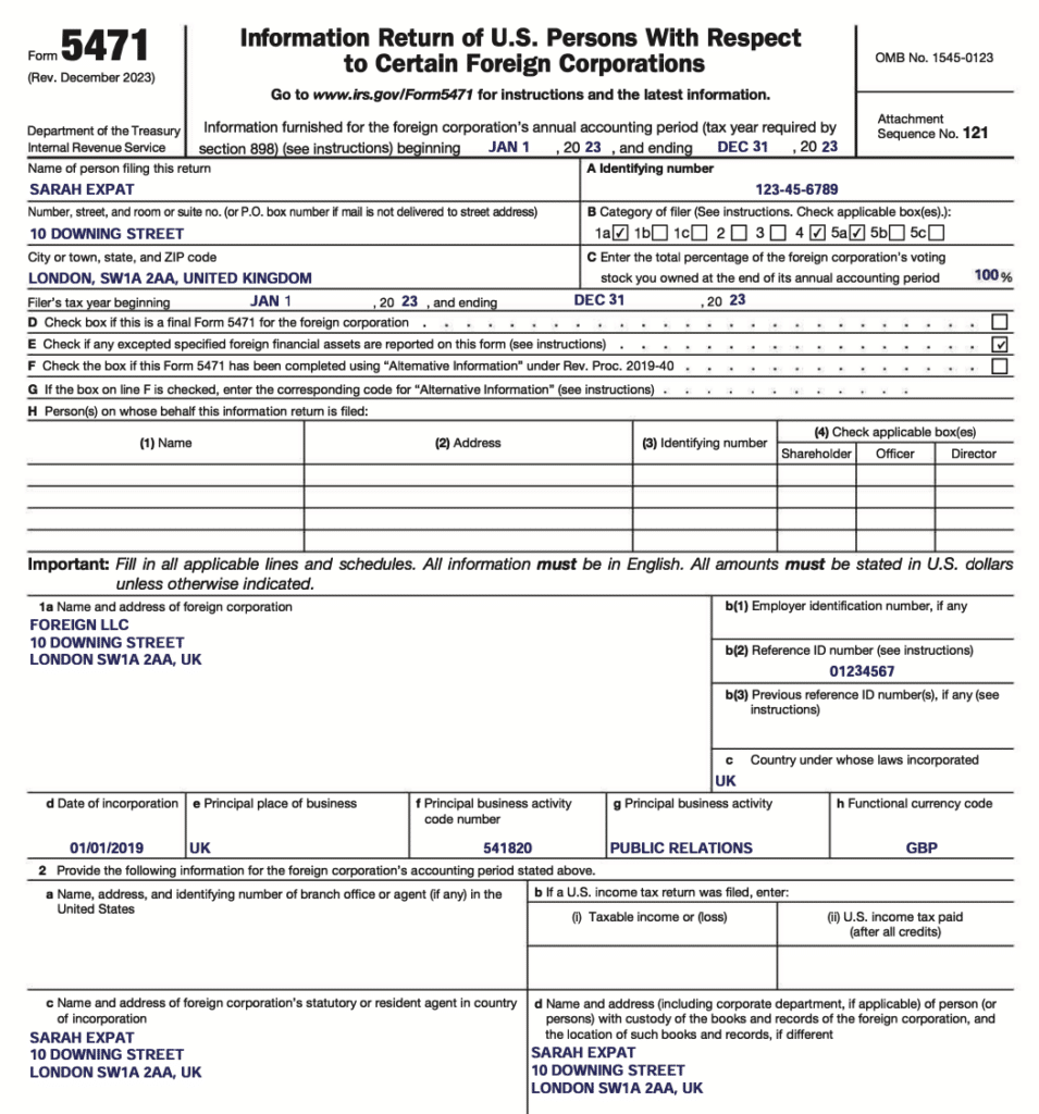 Form 5471: Filing Requirements with Your Expat Taxes
