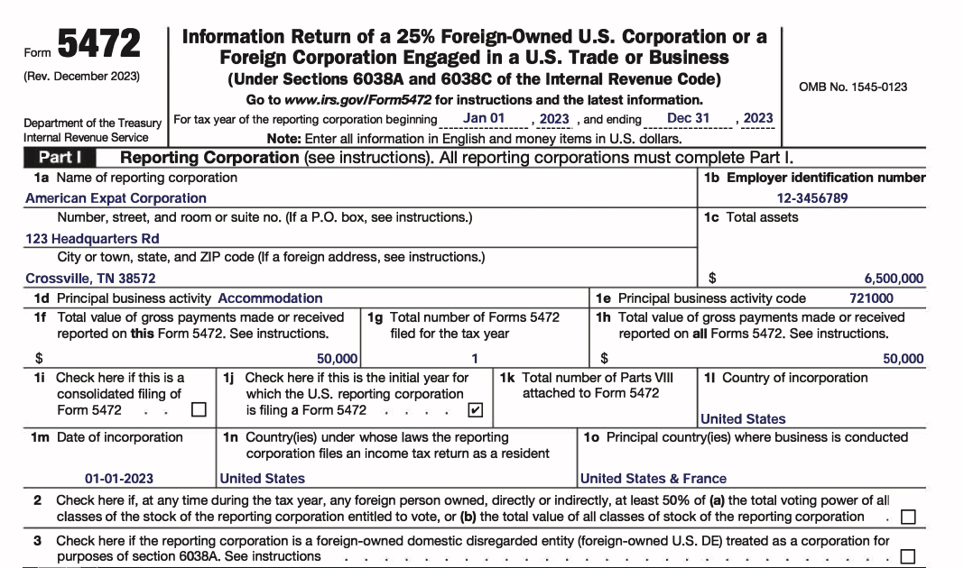 Form 5472: Instructions, Examples, and More
