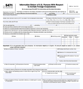 Form 5471: Filing Requirements with Your Expat Taxes