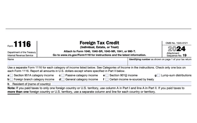 Form 1116 Explanation Statement: What You Need to File