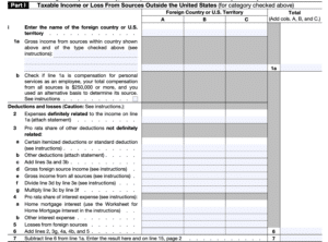 Form 1116: Claiming the Foreign Tax Credit