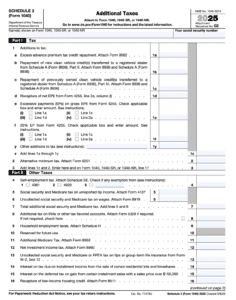 Do I Need Form 1040 Schedule 2? (Tax Guide) | Greenback Expat Tax Services