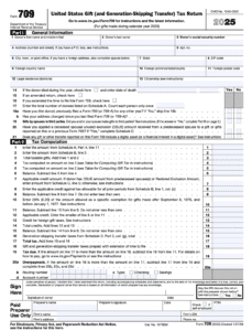 Form 709: U.S. Gift Tax Return for Expats and Cross-Border Gifts