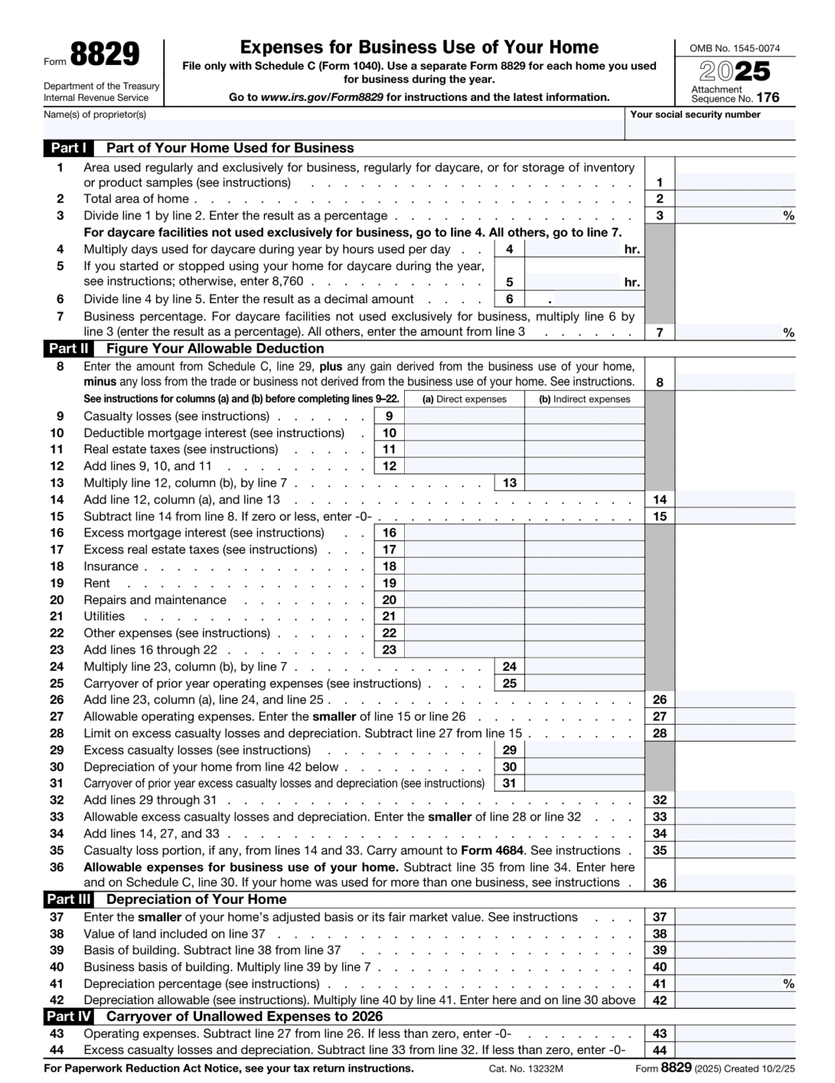 Form 8829 for Expats: Home Office Deduction Guide