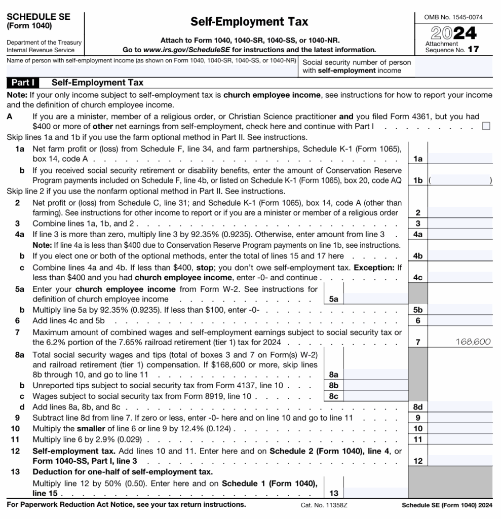 What is Schedule SE? Self-Employment Tax Guide for Expats 2025